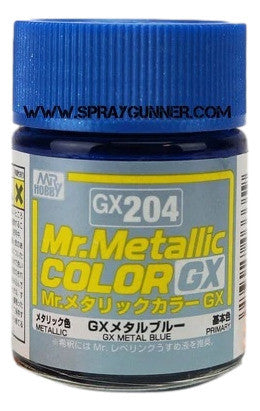 GSI Creos Mr.Metallic Color GX: Metal Blue (GX-204) - SprayGunner