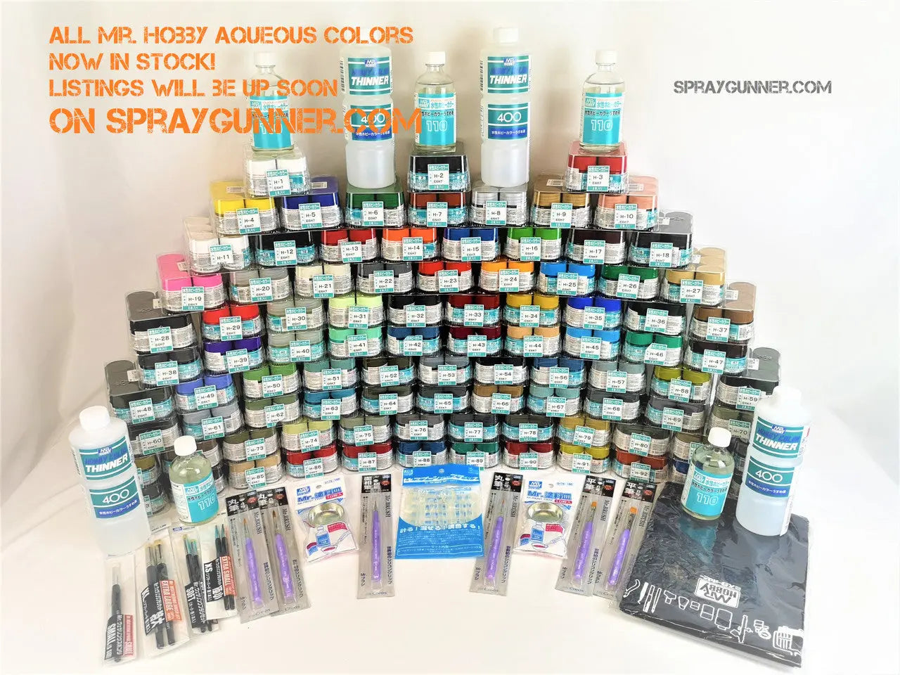 Mr Hobby Aqueous Paints - SprayGunner