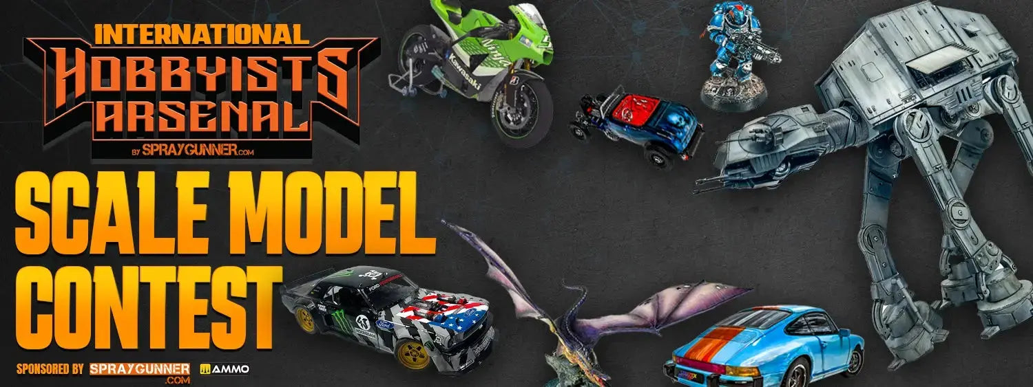 Winners of the 2nd Year of the SprayGunner Modeling Contest!