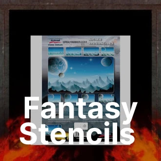 Fantasy Stencil | Creative Art Tool | Artistic Designs