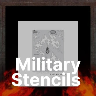Military Stencil | Bold Lettering Template | Durable Design, Easy Use
