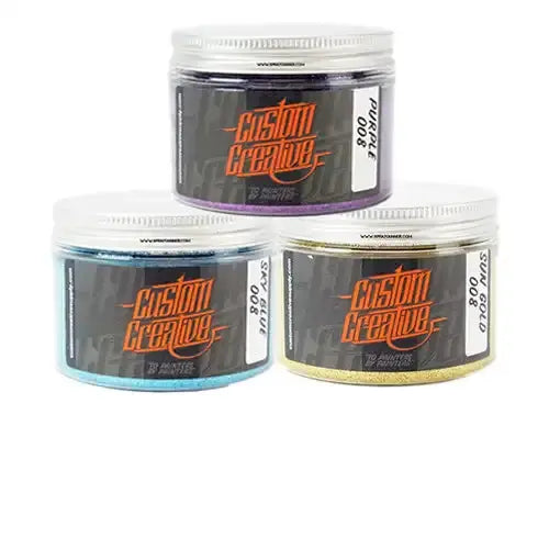 Automotive metal flakes and flake guns