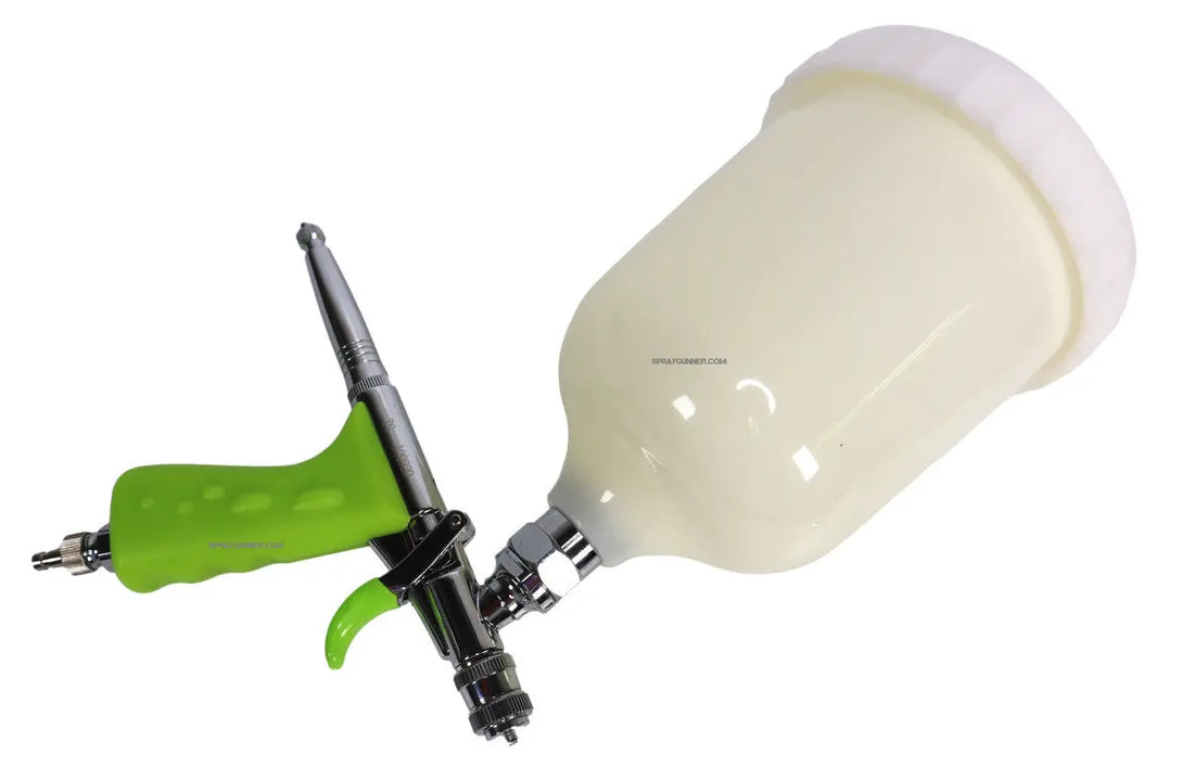 Disposable cup adapter for airbrush