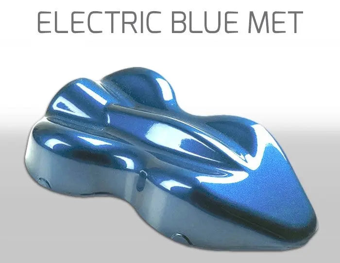 Custom Creative Paints: electric blue metallic