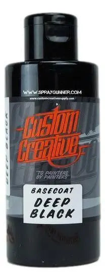 Custom Creative Solvent-Based Base Color: Deep Black - SprayGunner