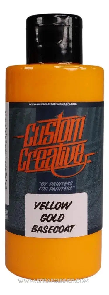 Custom Creative Solvent-Based Base Color: Yellow Gold - SprayGunner