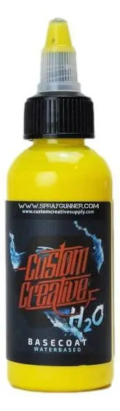 Custom Creative Water-Based Paint: Flash Yellow - SprayGunner
