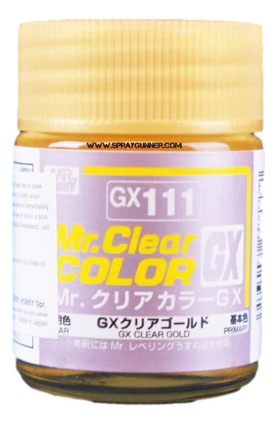 GSI Creos Mr.Color GX: Clear Gold (GX-111) - SprayGunner