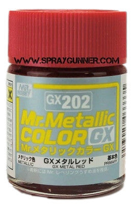 GSI Creos Mr.Metallic Color GX: Metal Red (GX-202) - SprayGunner