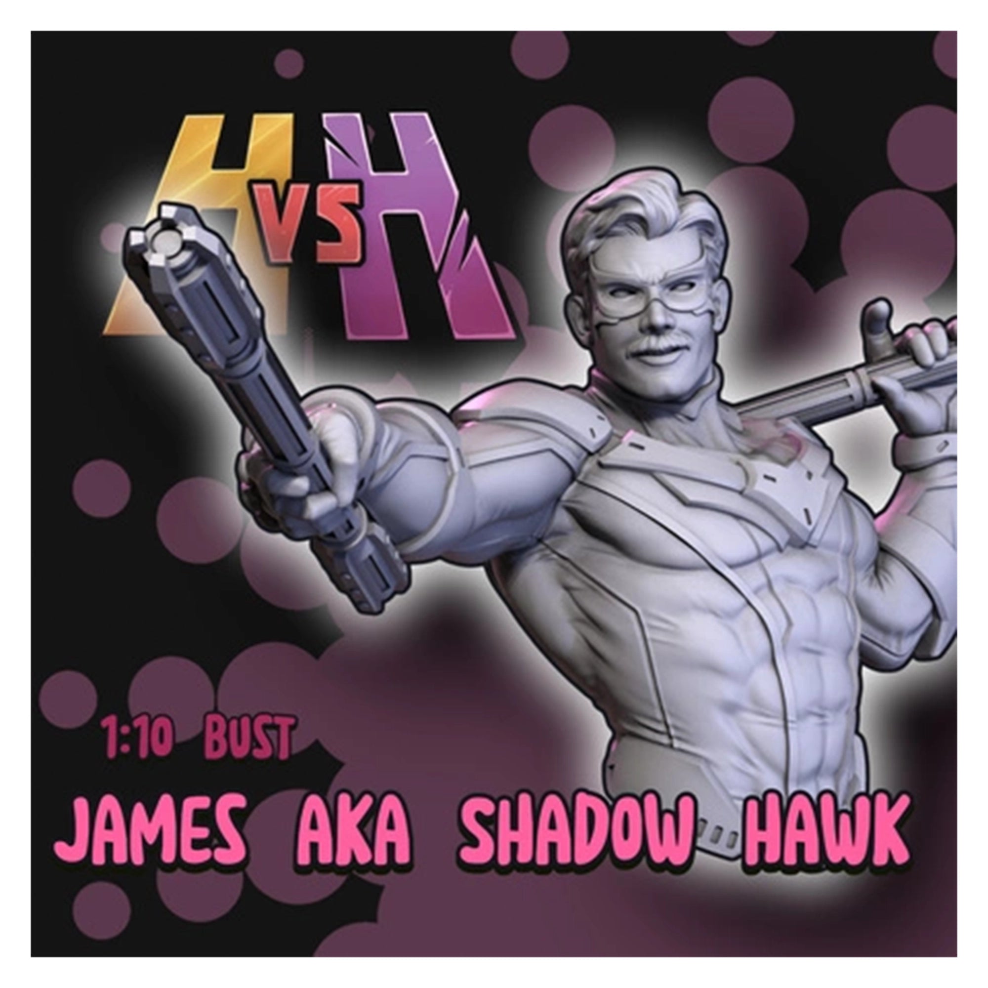 Midguard Miniatures: James aka Shadow Hawk Bust 1:10