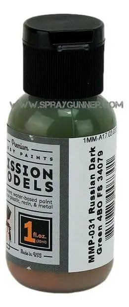 Mission Models Paints Russian Armor WWII Color: Russian Dark Green 4BO ...