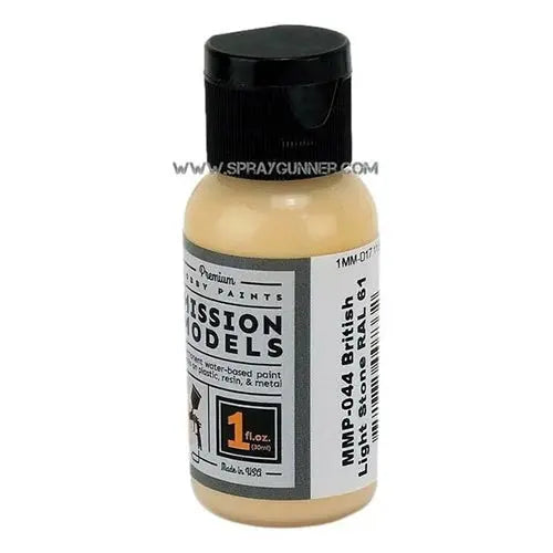 Mission Models Paints British Armor WWII Color: British Light Stone RAL 61