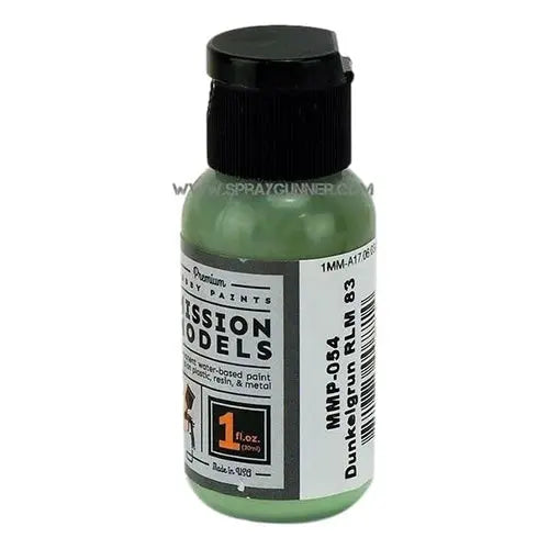 Mission Models Paints German Aircraft WWII Color: Dunkelgrun RLM 83