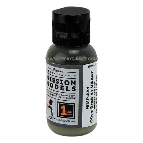 Mission Models Paints US Aircraft Modern/WWII Color: USAAF Olive Drab ...