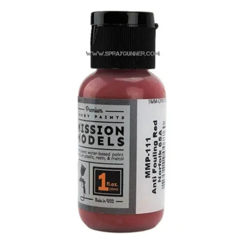 Mission Models Paints Color: Anti Fouling Red Norfolk 65A