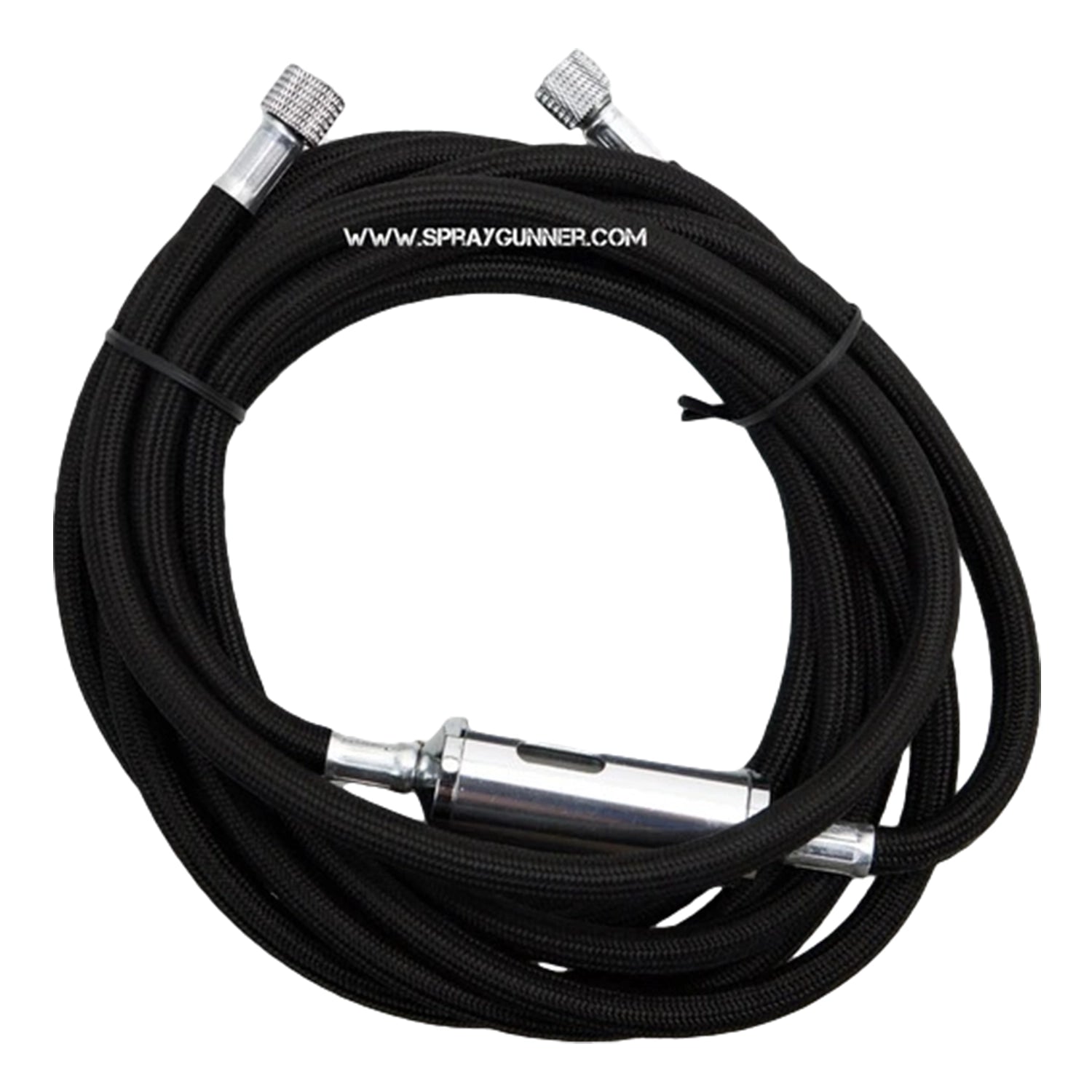 1/8"-1/8" Braided Air Hose with Built-In Moisture Trap Filter (3m) by ...
