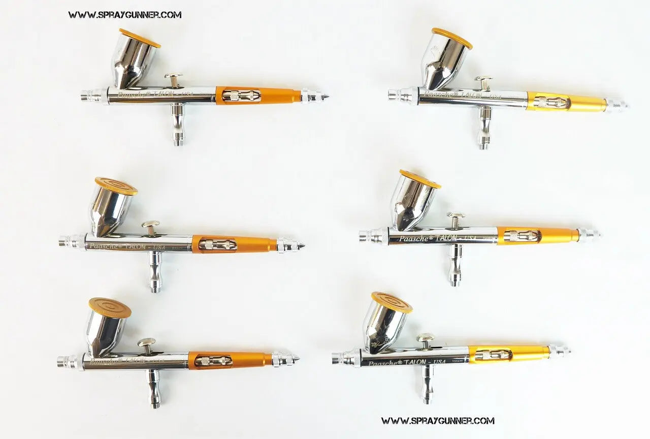 Paasche Talon Gravity-Feed Airbrush 6 Pack - SprayGunner