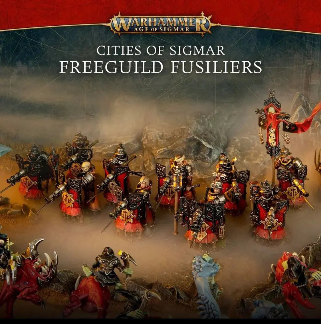 Warhammer Cities of Sigmar: Freeguild Fusilliers (86-19)