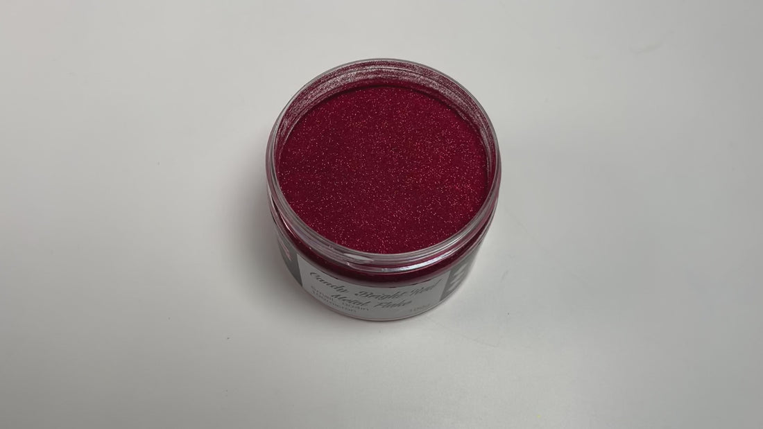 Flake King: Candy Bright Red Metal Flake - SprayGunner