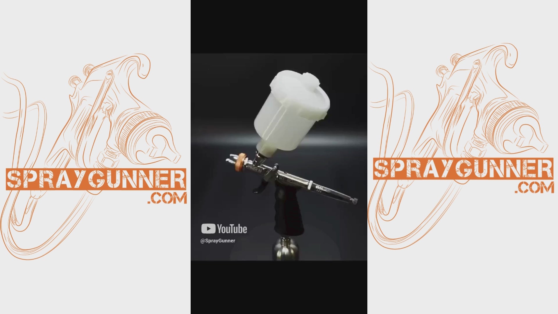 Minigun by NO-NAME - compact paint spray gun with round and fan air