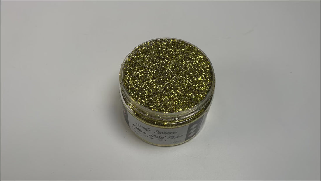 Flake King: Candy Extreme Yellow Metal Flake - SprayGunner