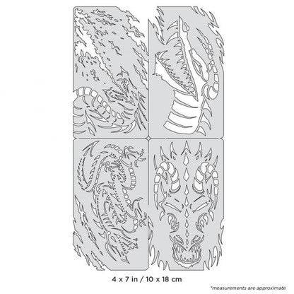 Artool Draco Nano Freehand Airbrush Template by Craig Fraser
