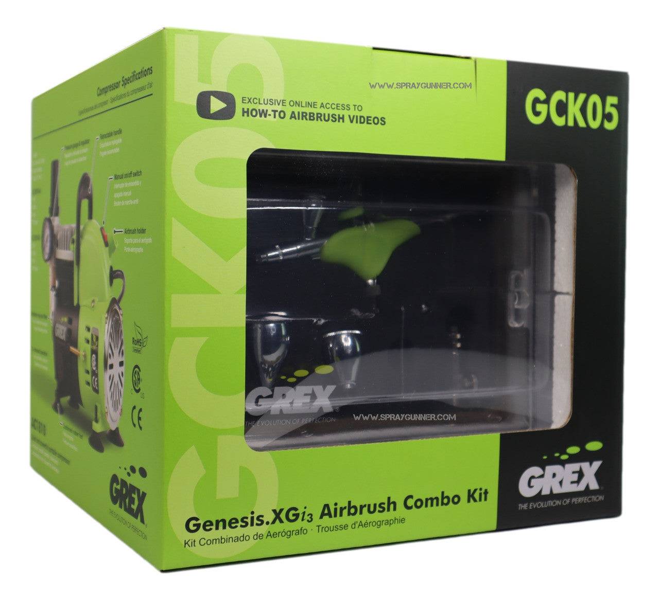 Airbrush starting kits for learning & practice