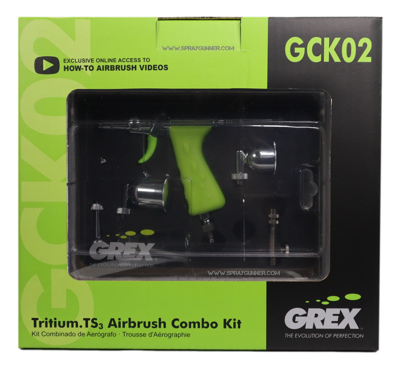 Grex Tritium.TS3 Airbrush Combo Kit