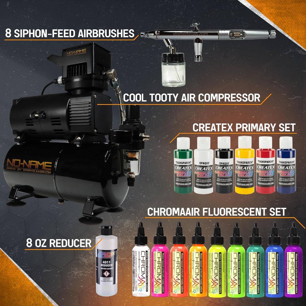 Airbrush starting kits for learning & practice